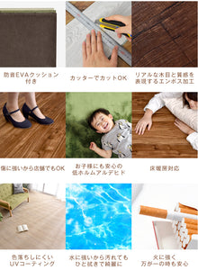 [12畳分] フロアタイル 96枚入り 防音タイプ はめ込み式 賃貸OK 床暖房対応 木目調〔57300013〕 — 【公式】タンスのゲン本店 ...